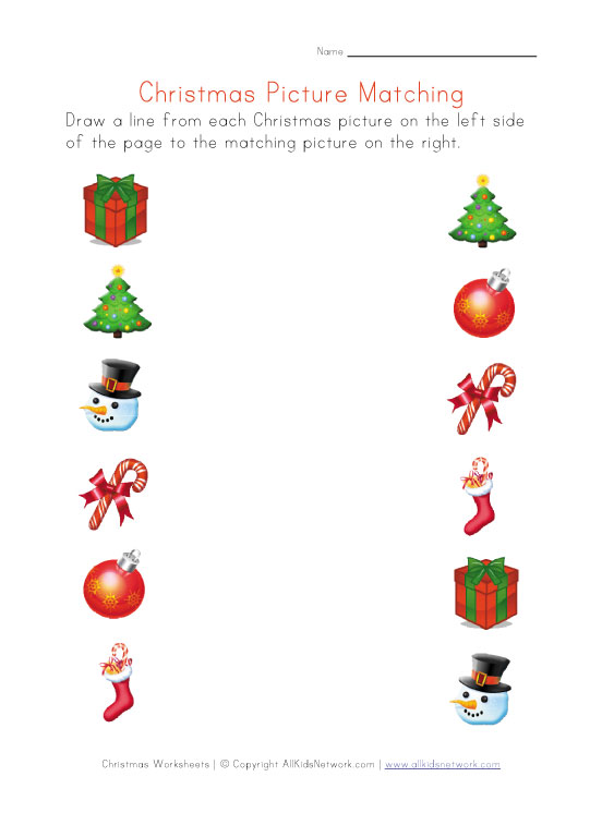 Printable Christmas Worksheets Printable Christmas Worksheets
